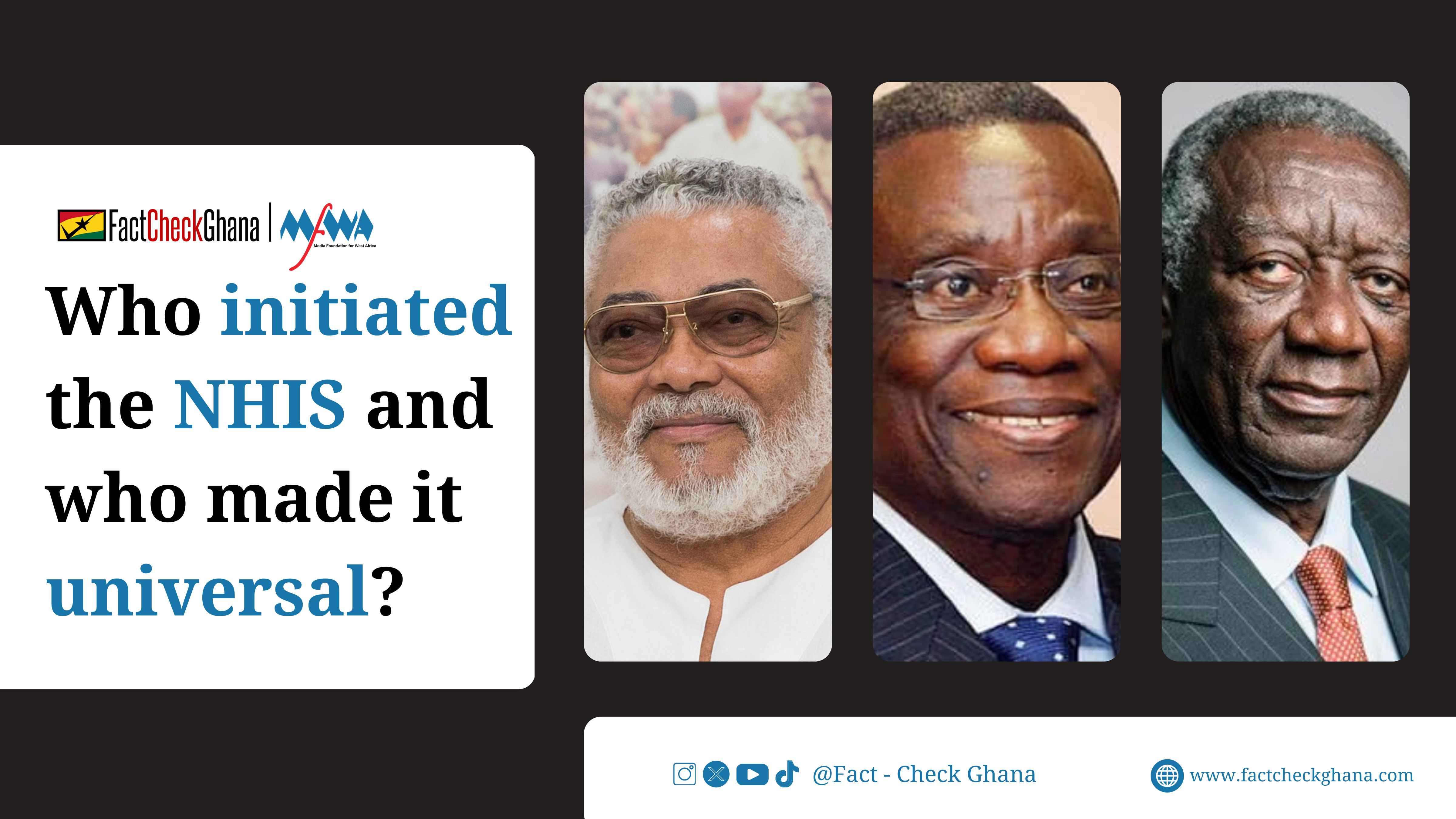 Who initiated the NHIS and who made it universal? Here are the facts